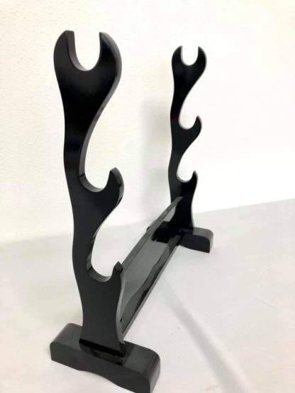 Wooden sword stand (triple) - SamuraiSword.com