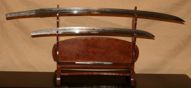 Yoshindo Yoshikazu father son daisho set - SamuraiSword.com